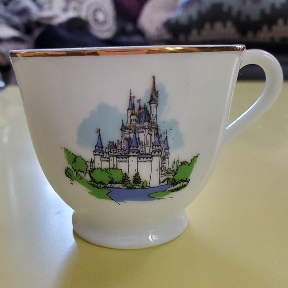 Disney | Kitchen | Vintage Disney Castle Mini Tea Cup | Poshmark